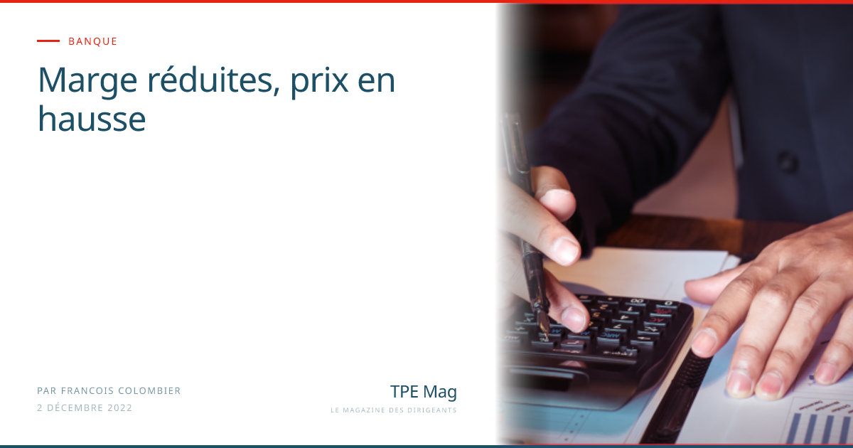 Marge réduites, prix en hausse — TPE Mag